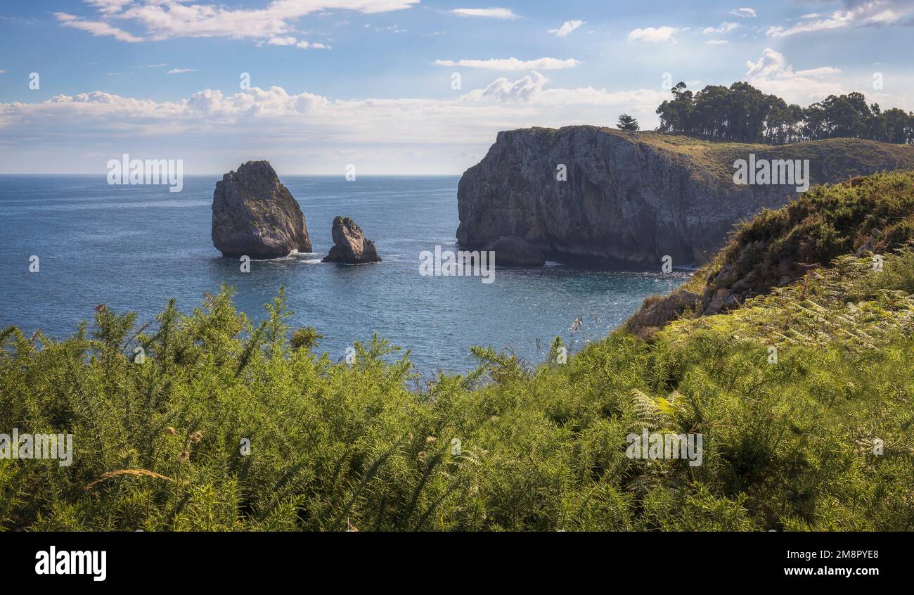 Hell Cliffs Coastal Path, Acantilados del Infierno Trail in Asturias ...