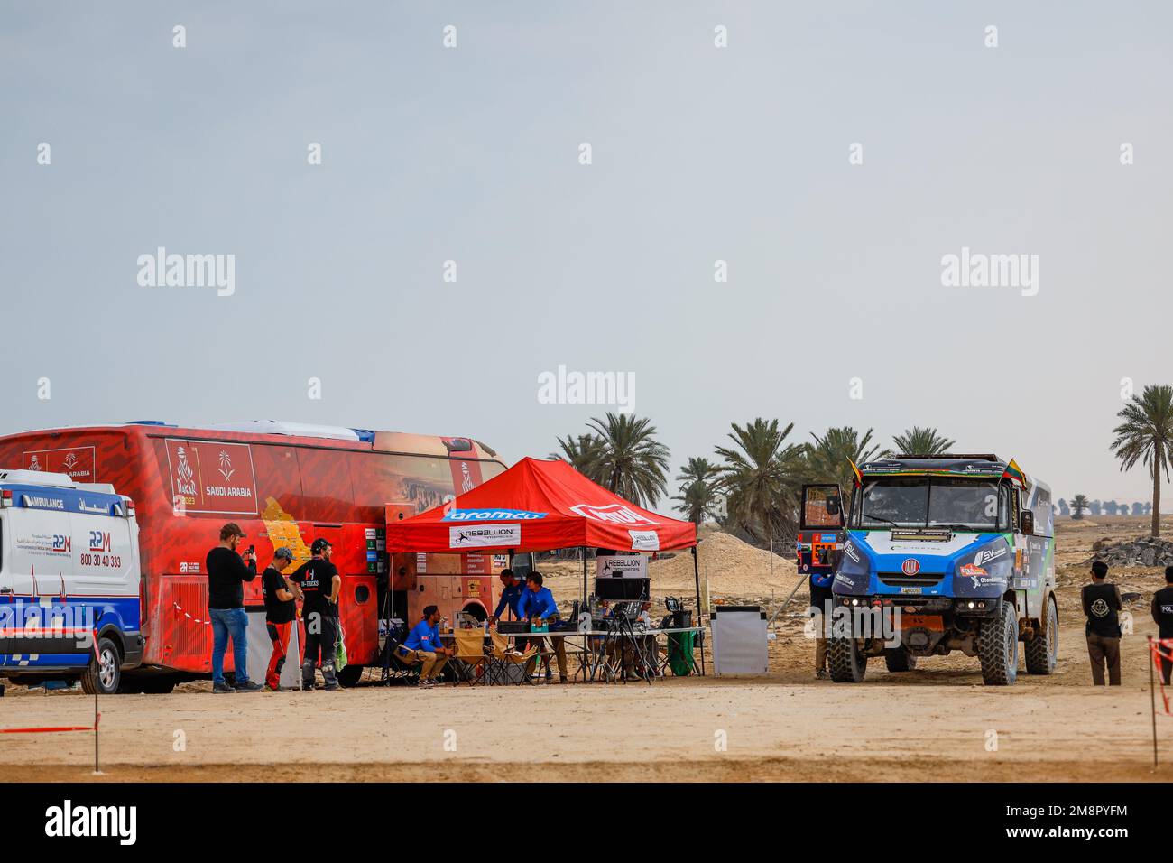 Damman, Saudi Arabia. 15th Jan, 2023. ASS during the Stage 14 of the ...