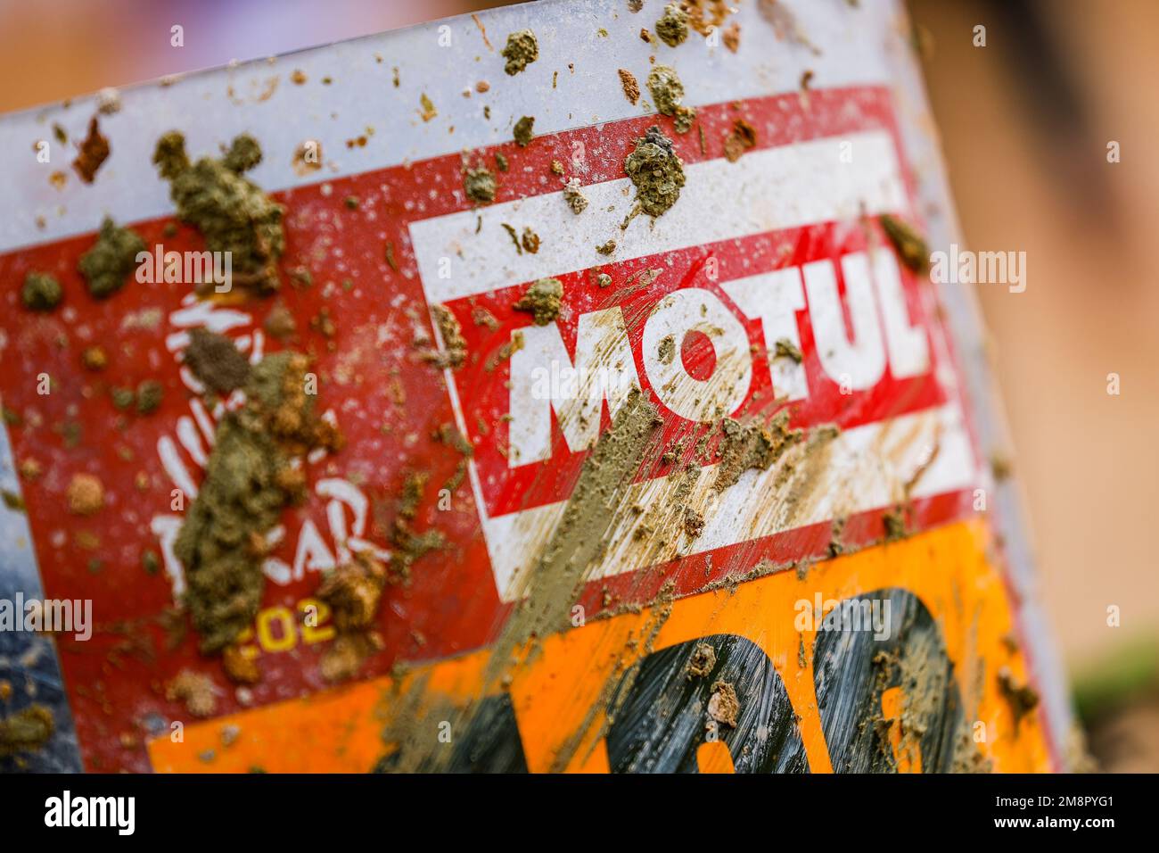 Damman, Saudi Arabia. 15th Jan, 2023. Motul logo details during the ...