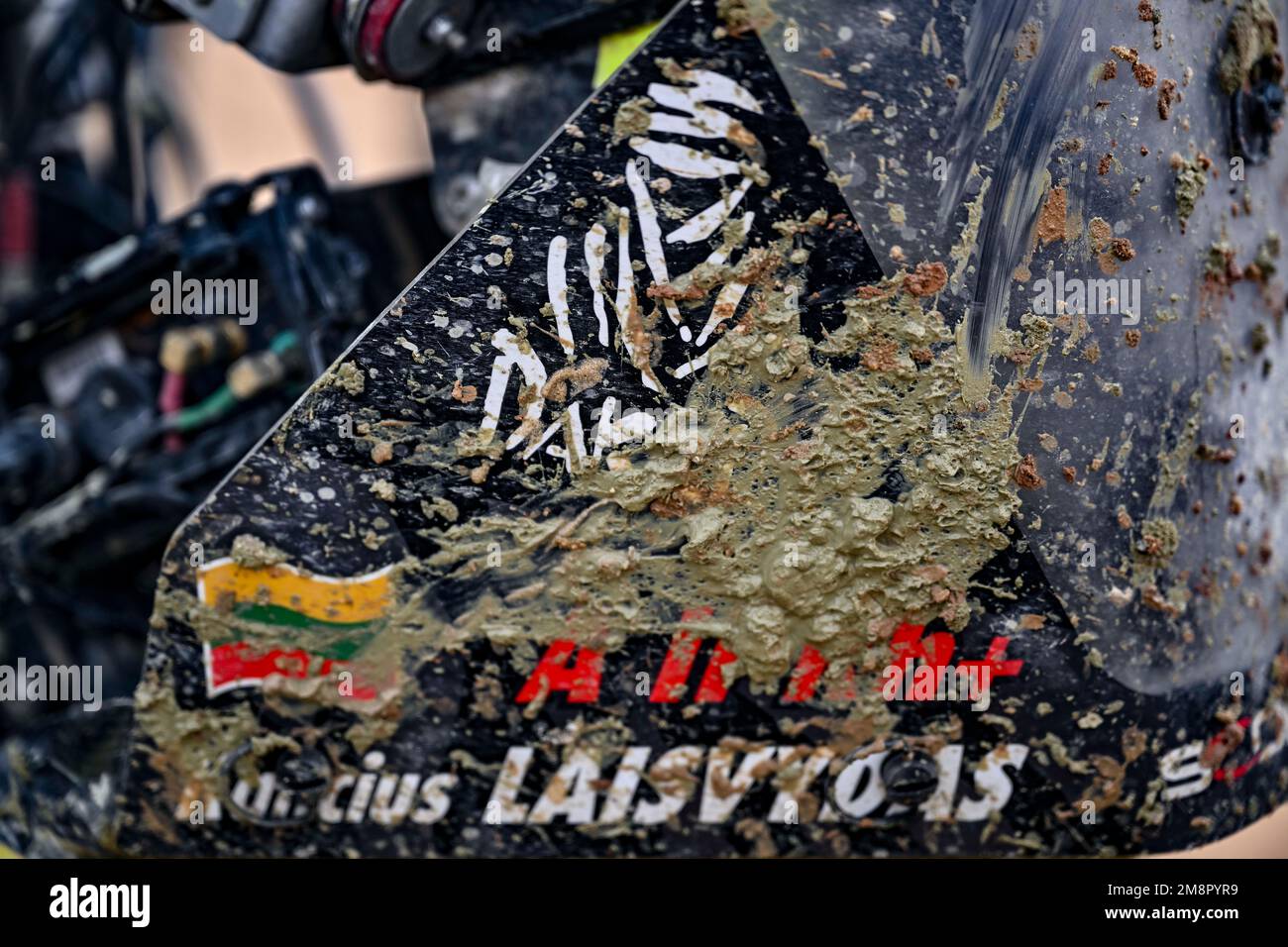 Damman, Saudi Arabia. 15th Jan, 2023. Ambiance, arrival, mud during the ...