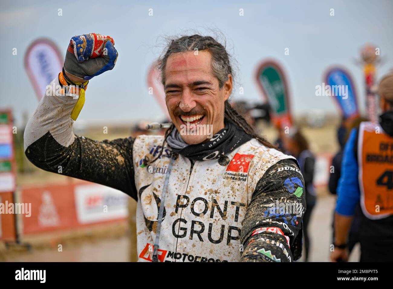 Damman, Saudi Arabia. 15th Jan, 2023. Ambiance, arrival, mud during the ...
