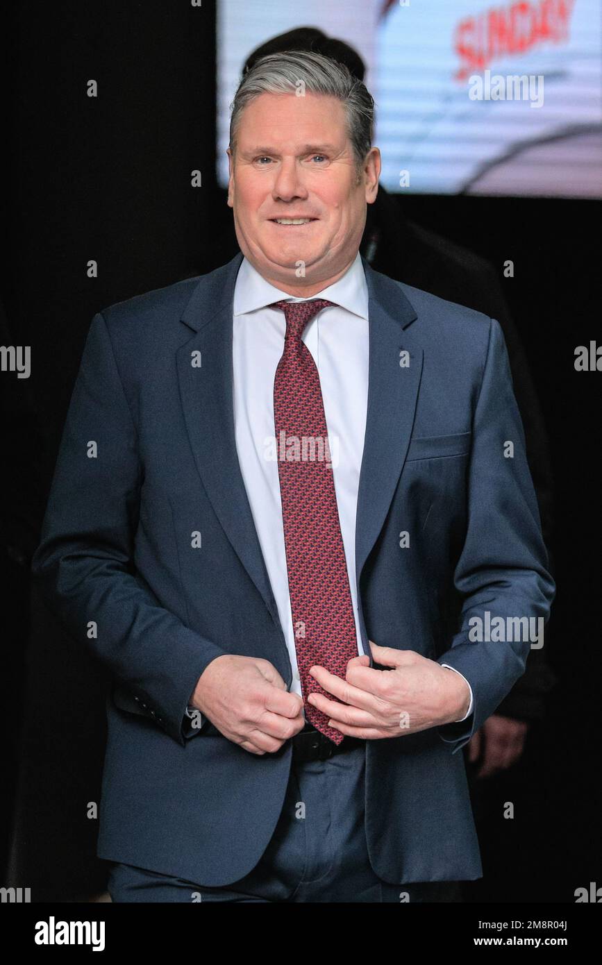 London, UK. 15th Jan, 2023. Keir Starmer, MP, Leader of the Labour ...