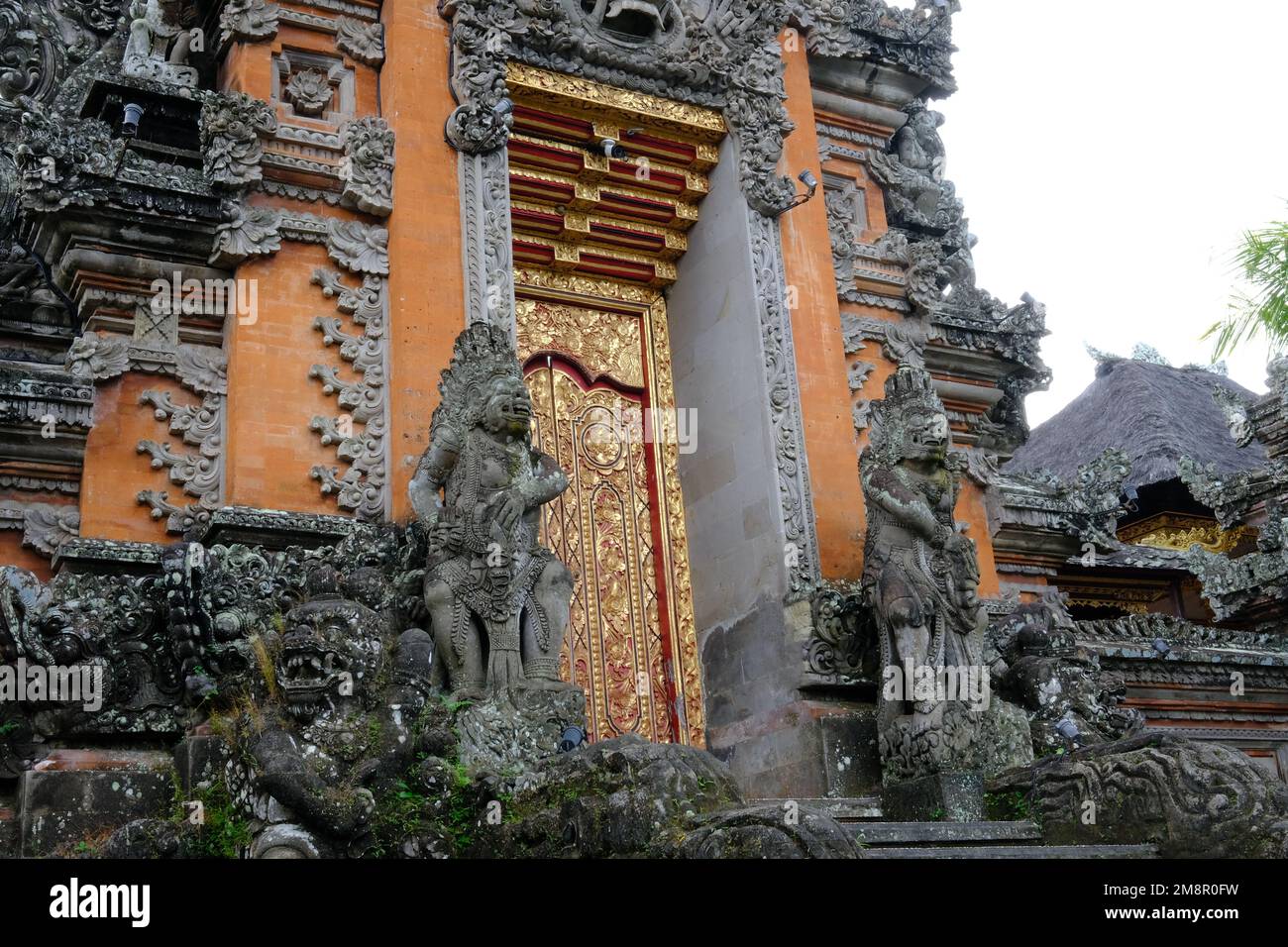 Indonesia Bali - Ubud Saraswati Temple - Main gate Stock Photo - Alamy