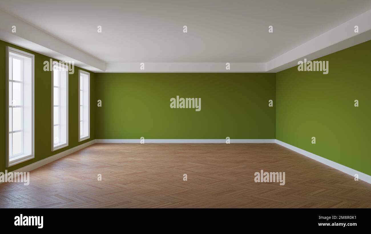 Empty square room hi-res stock photography and images - Alamy