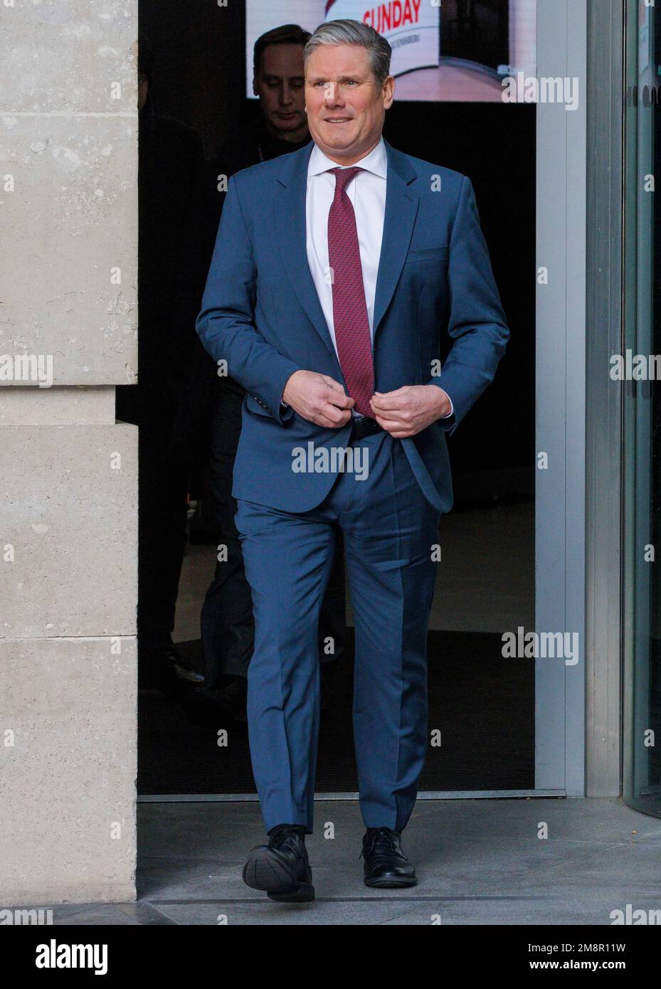 London, UK. 15th Jan, 2023. Keir Starmer, Labour Leader, at the BBC for ...