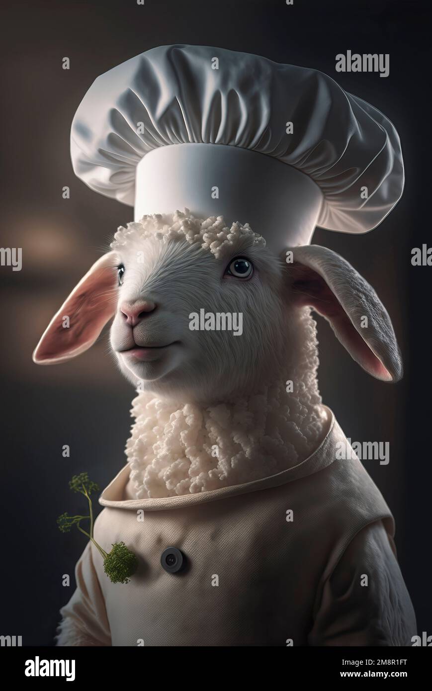 Sheep in chefs whites hi-res stock photography and images - Alamy