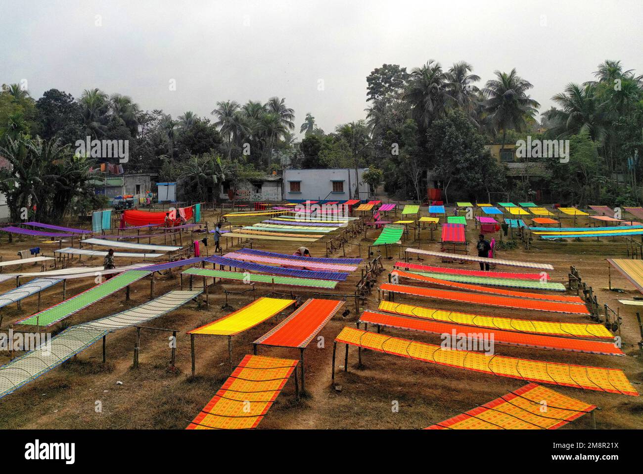 (EDITORS NOTE: Image taken with drone)An open field filled up with ...