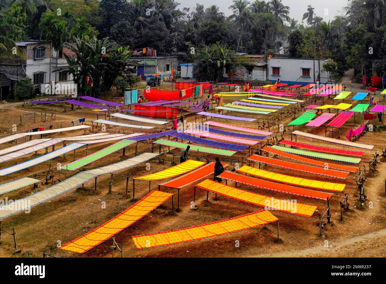 (EDITORS NOTE: Image taken with drone)An open field filled up with ...