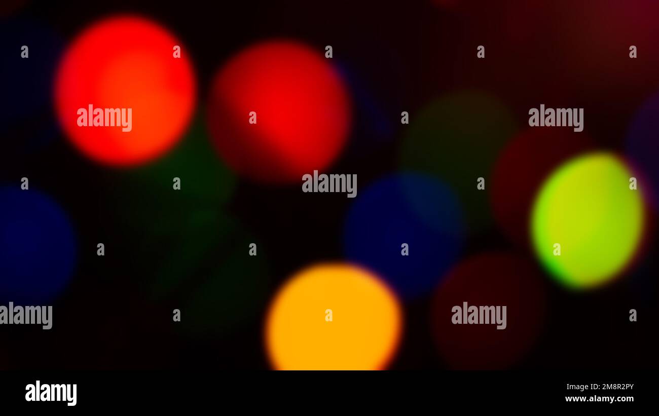 Multi-Color Defocused Light Sign Blur Stock Photo - Alamy