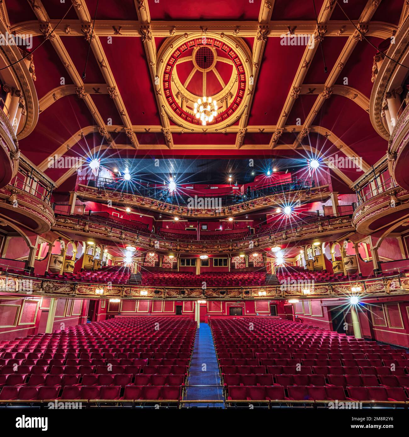 The auditorium at Sunderland Empire Theatre, Sunderland, Tyne & Wear ...