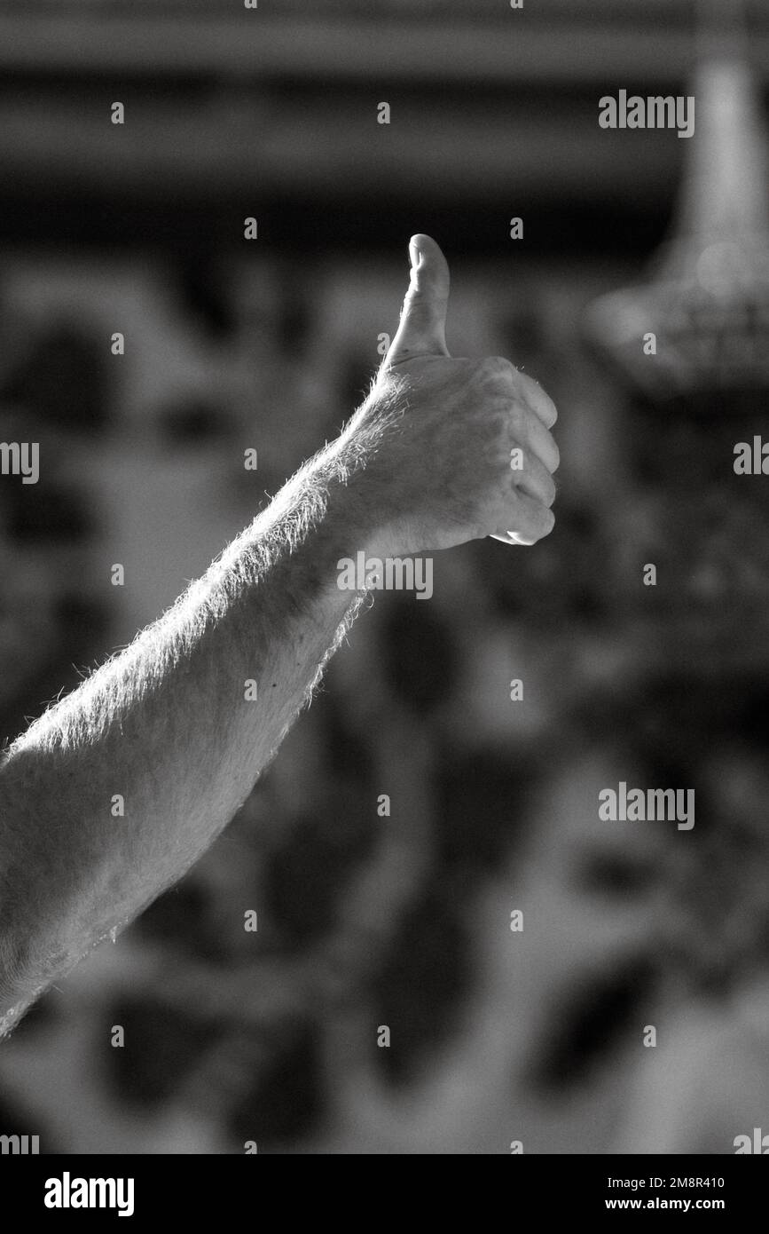 hand sign everything is fine and fine Stock Photo - Alamy