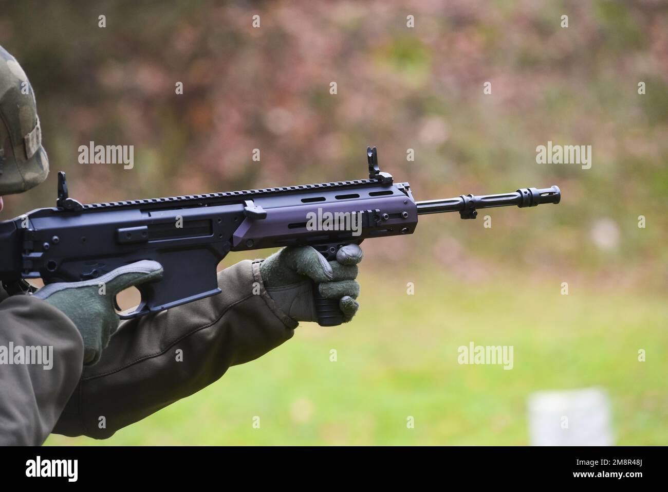 Armed marine soldier rifle hi-res stock photography and images - Alamy