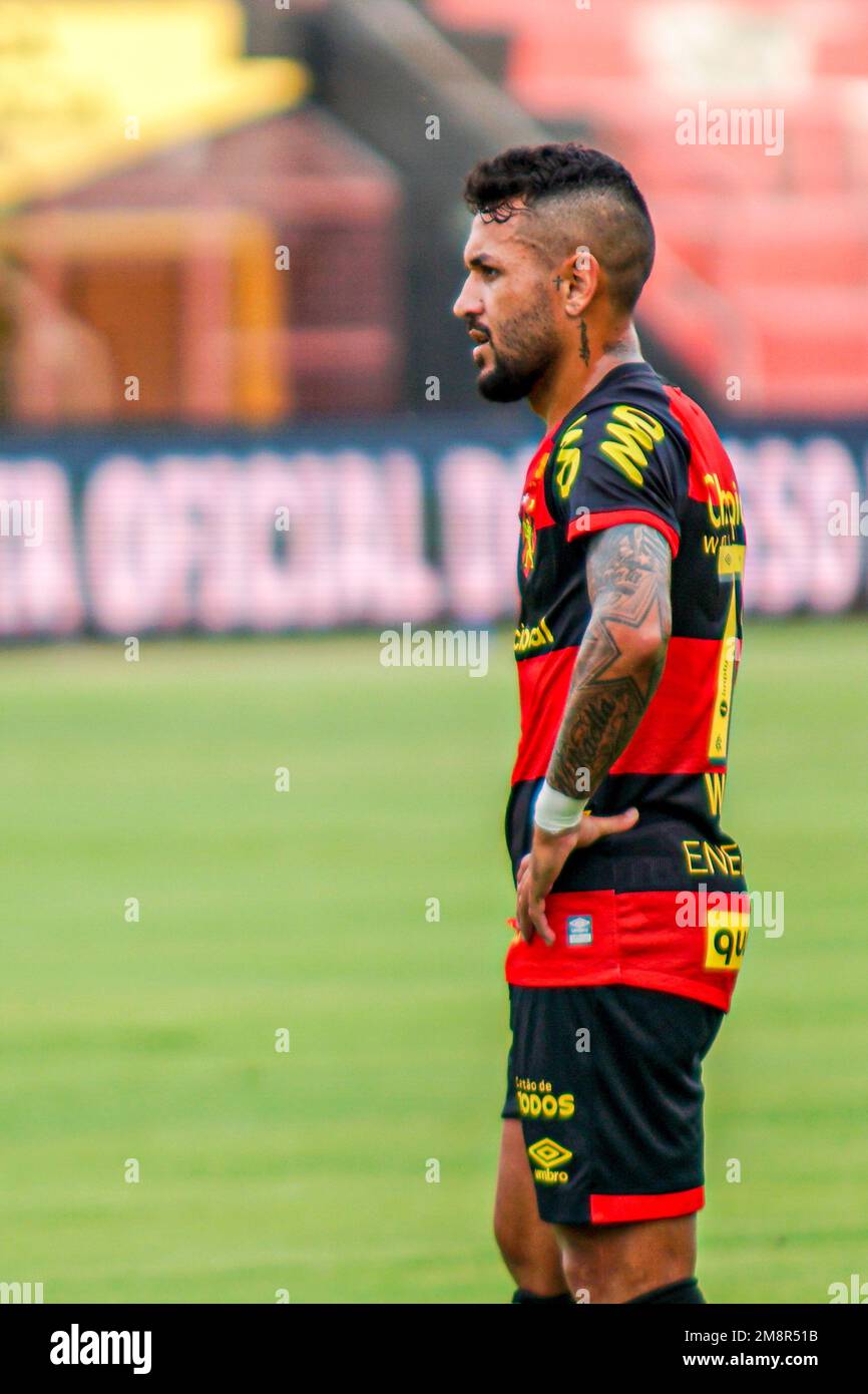 Recife, Brazil. 14th Jan, 2023. 0. Highlighted striker Wanderson ...