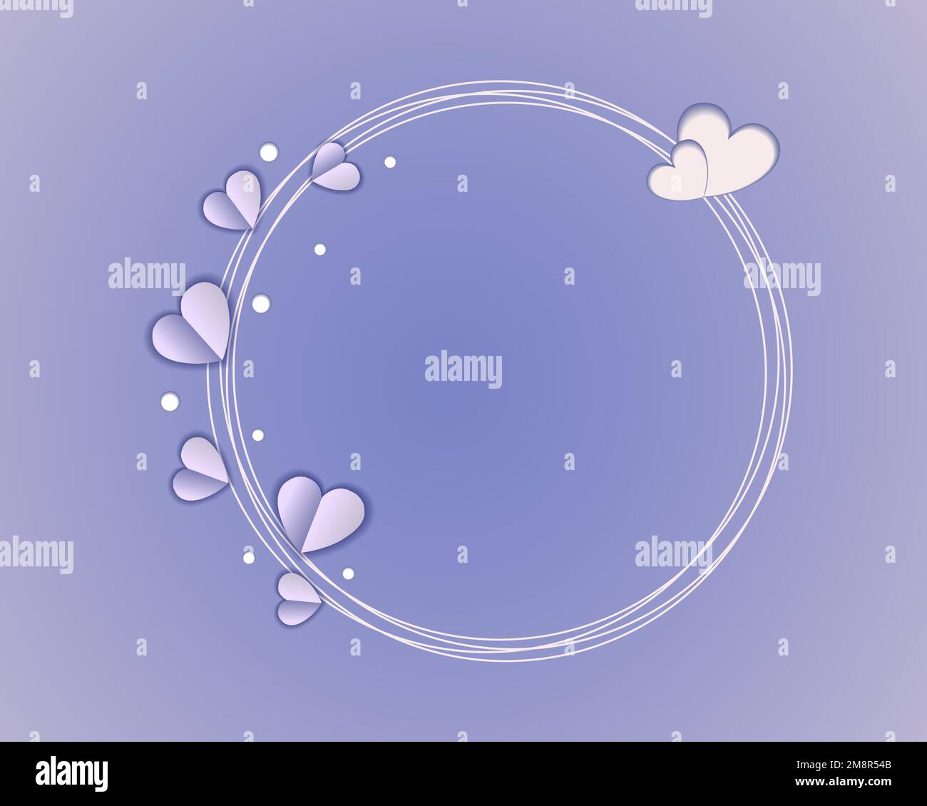 Purple paper art circle Stock Vector Images - Alamy
