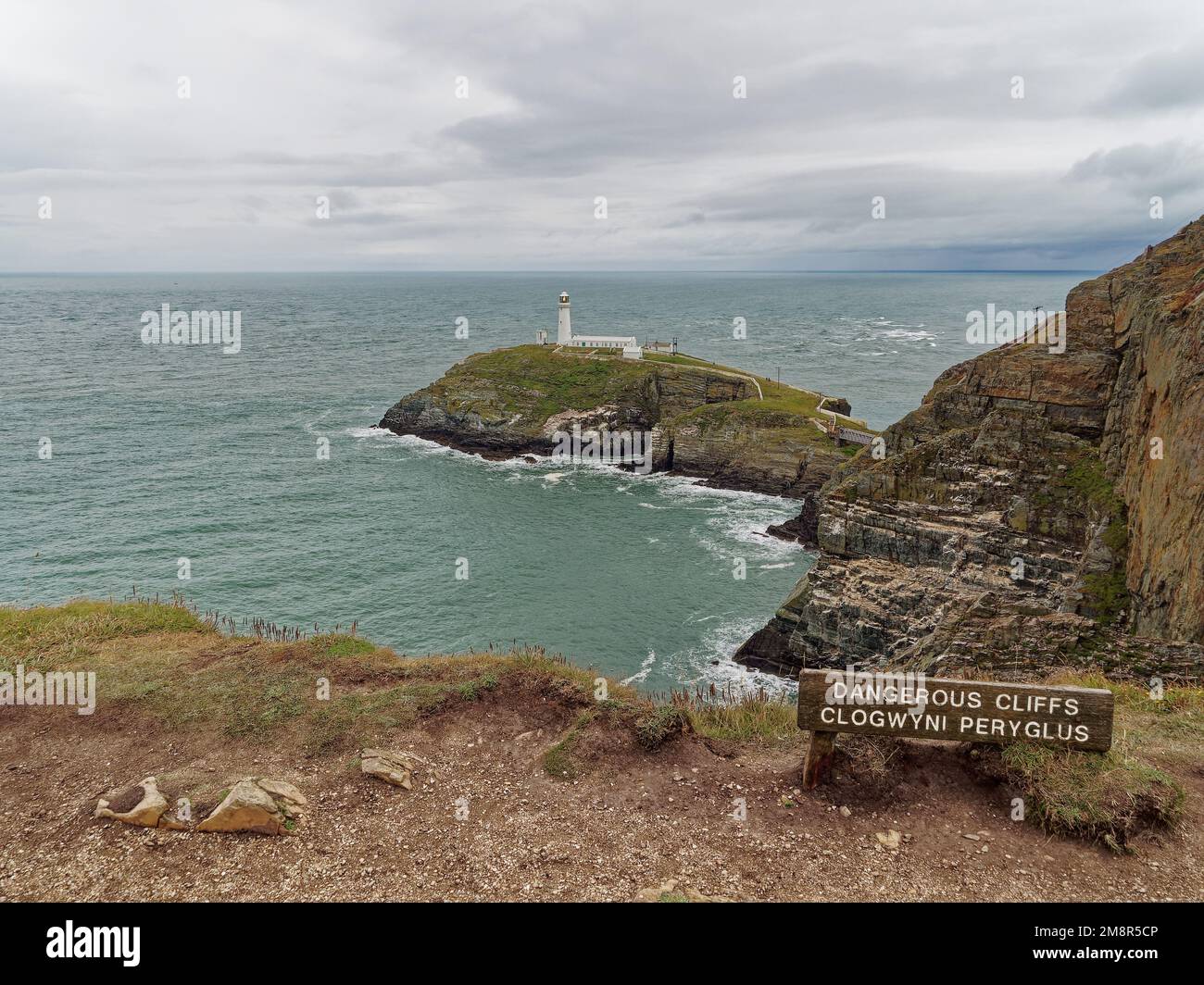South Stack Lighthouse Stock Photo - Alamy