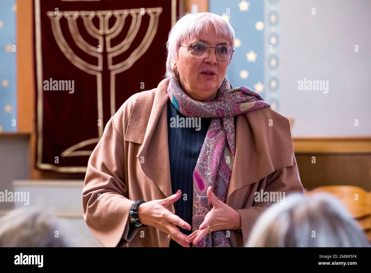 Ermreuth, Germany. 15th Jan, 2023. Claudia Roth (Bündnis 90/Die Grünen ...