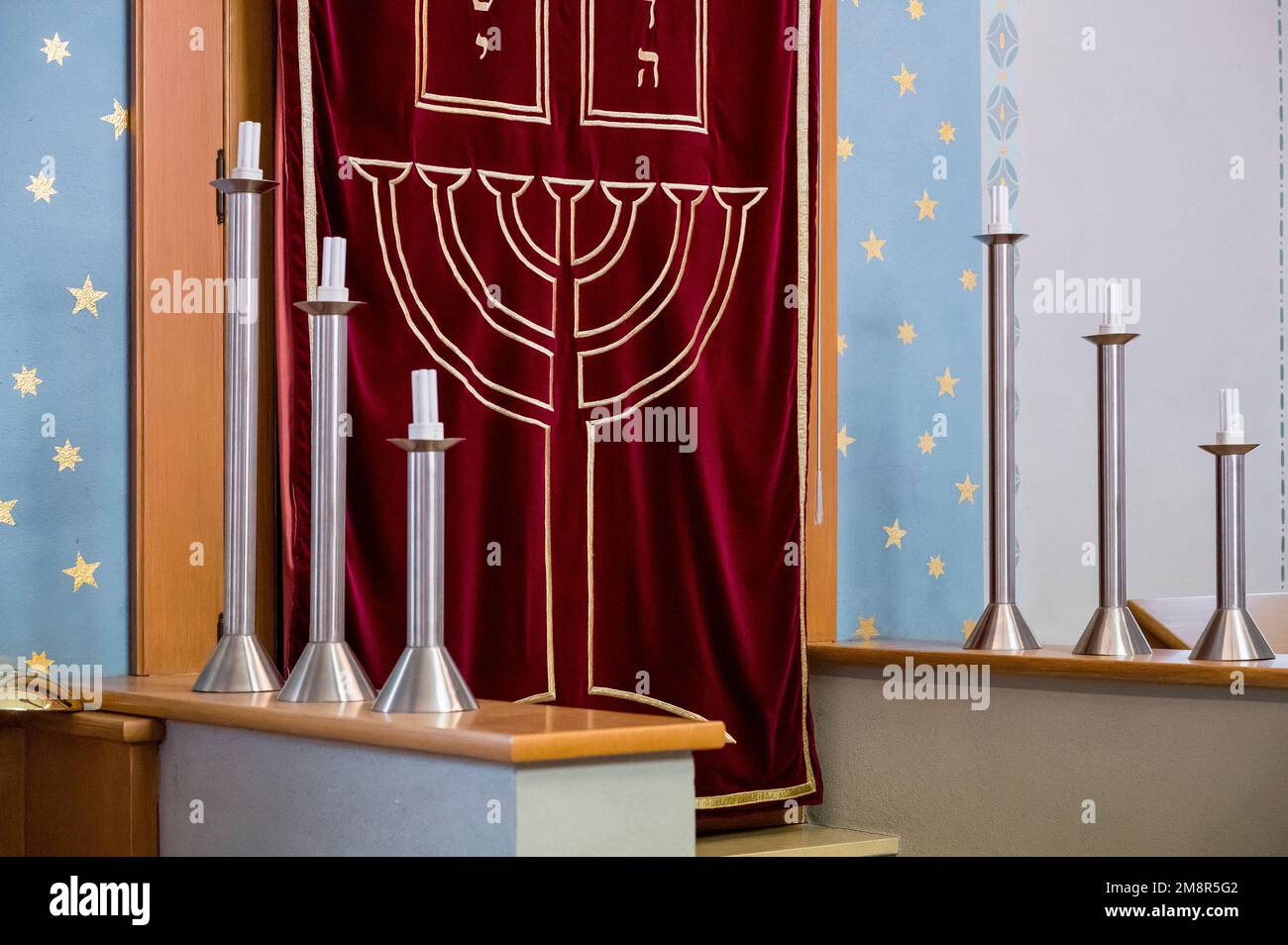 Ermreuth, Germany. 15th Jan, 2023. View of the Ahron ha-Kodesh, the ...