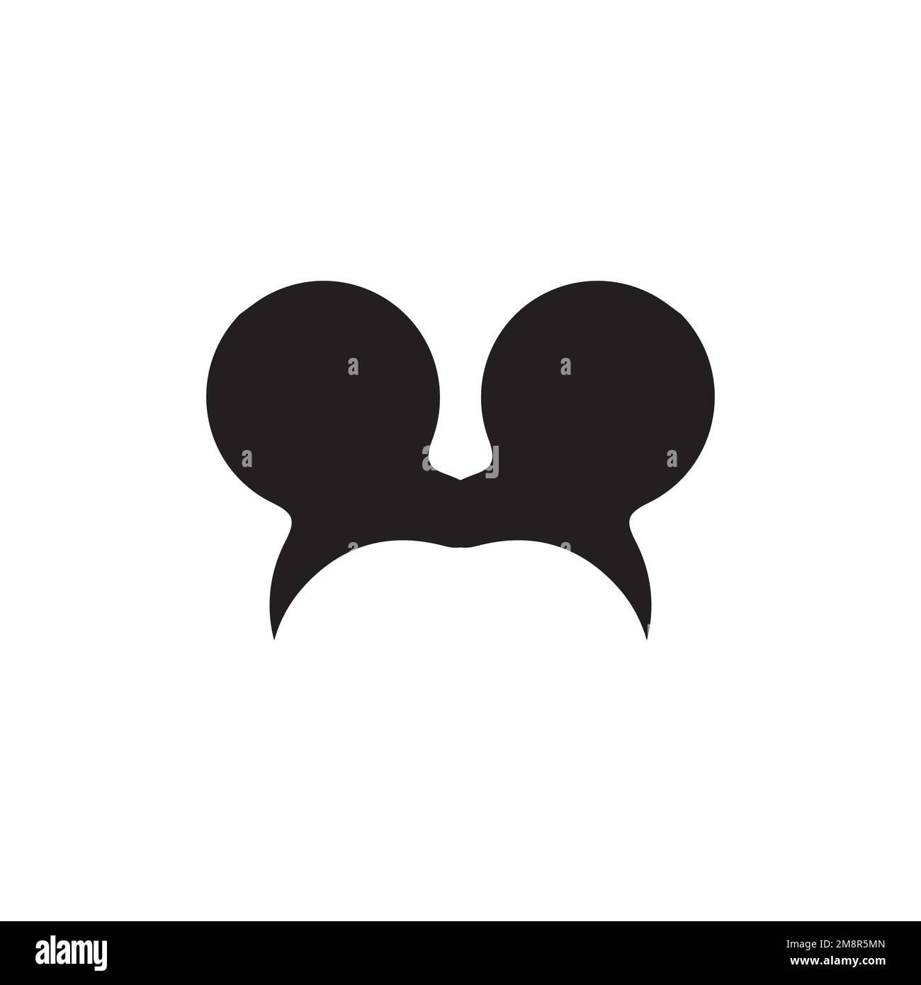 Hair hoop icon. Simple style masquerade event poster background symbol ...