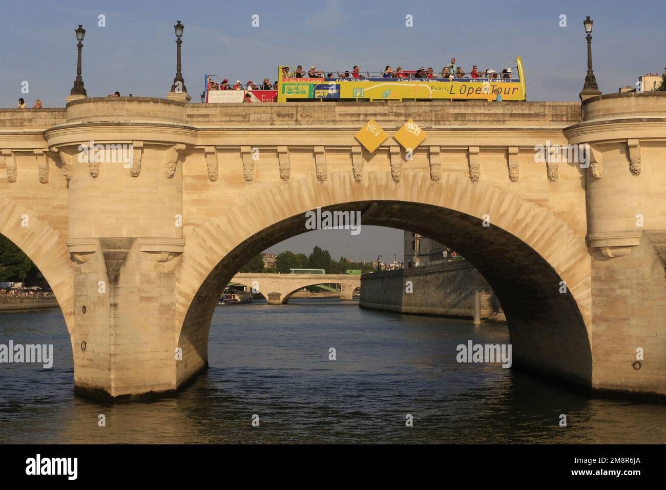 The oldest bridge in Paris : The Pont Neuf. Paris. France. Europe Stock ...