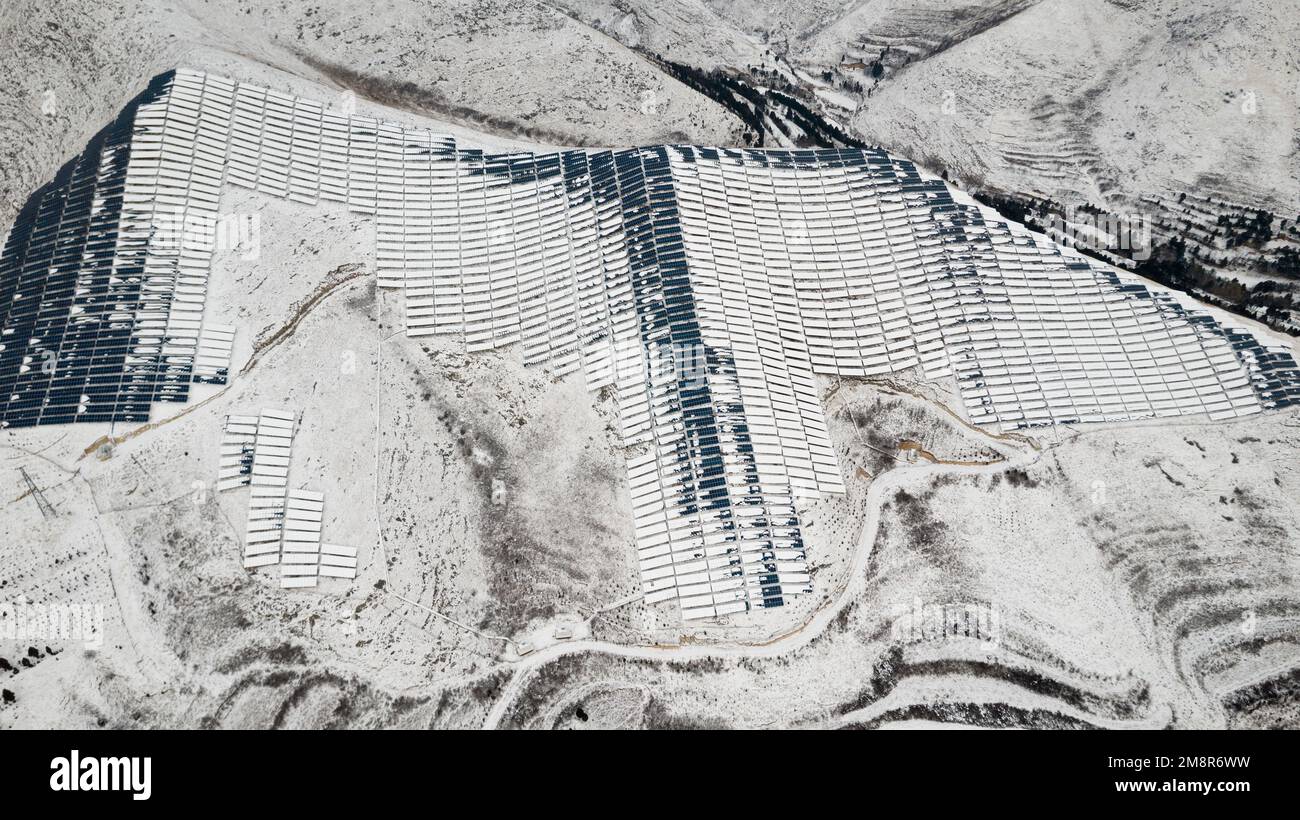 YUNCHENG, CHINA - JANUARY 15, 2023 - Photo taken on Jan. 15, 2023 ...