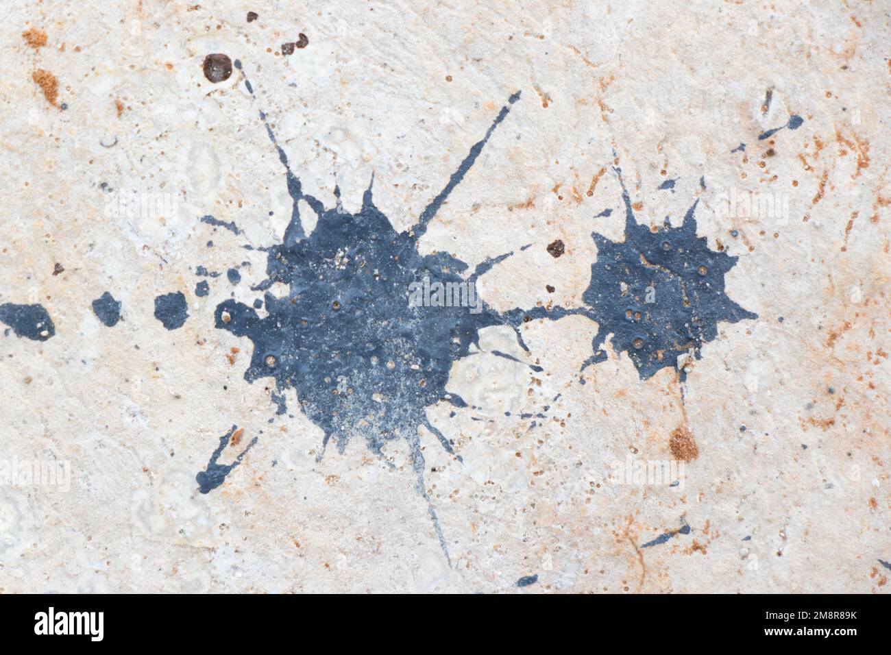 Splash of painting on concrete texture background Stock Photo - Alamy