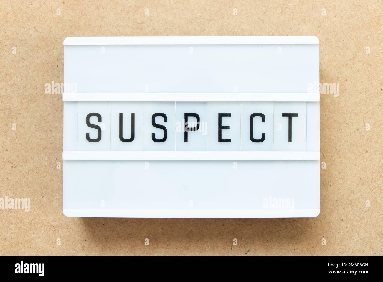 Suspect word hi-res stock photography and images - Alamy
