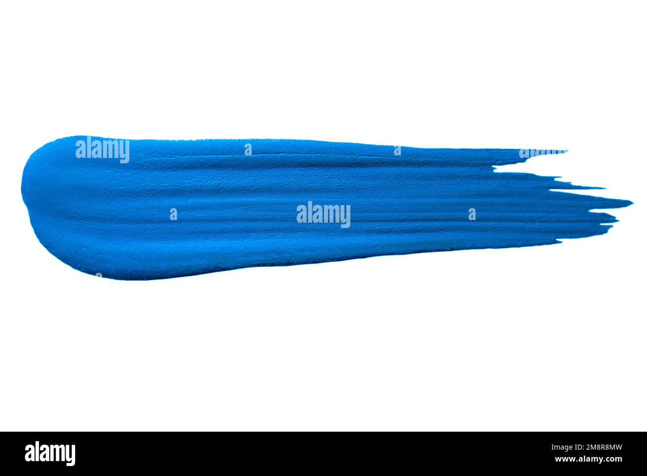 White colour paint smear Cut Out Stock Images & Pictures - Alamy