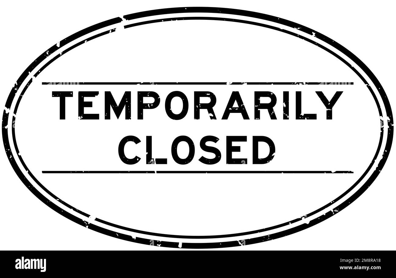 Temporary closing Stock Vector Images - Alamy
