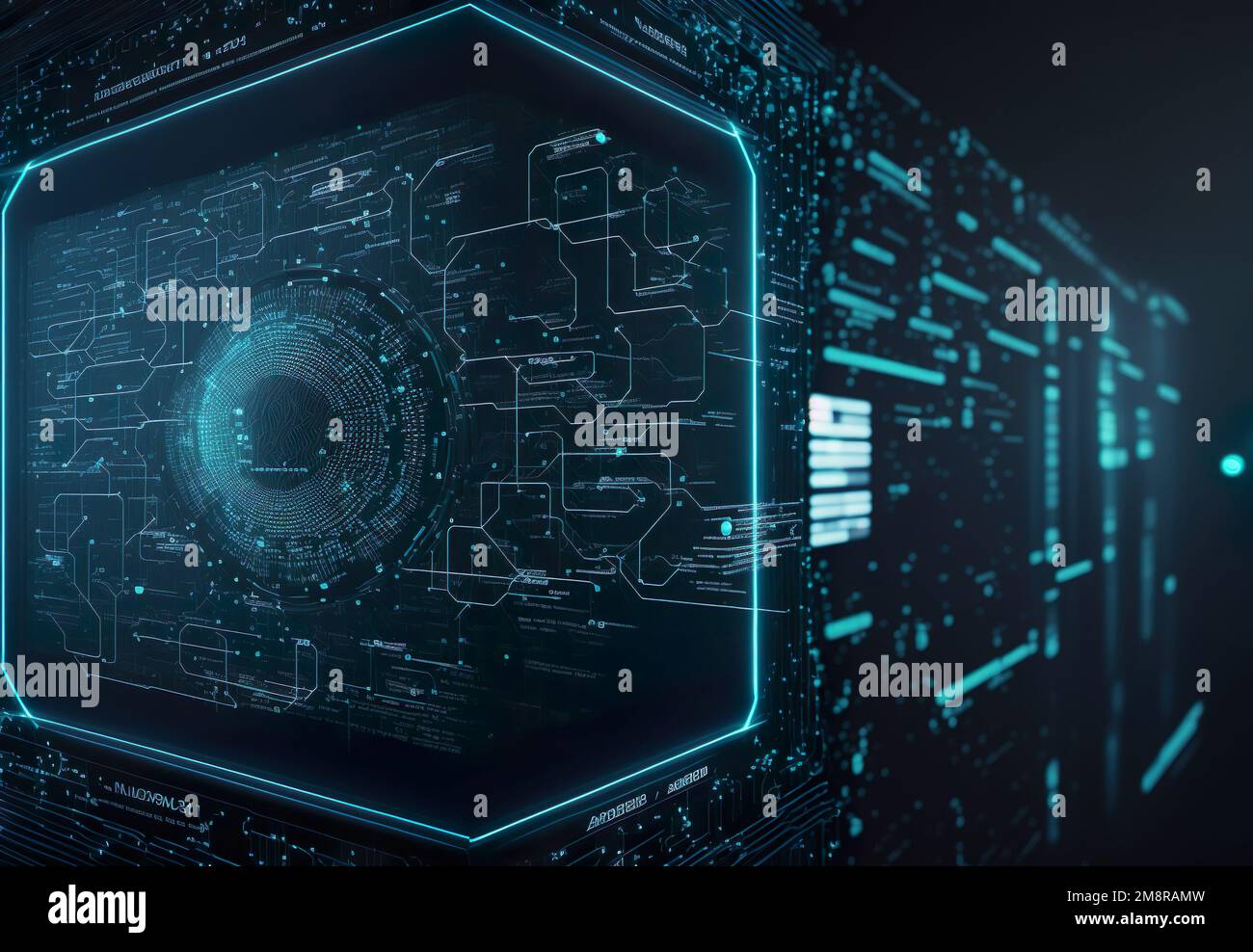 Concept background digital data technology Stock Photo - Alamy