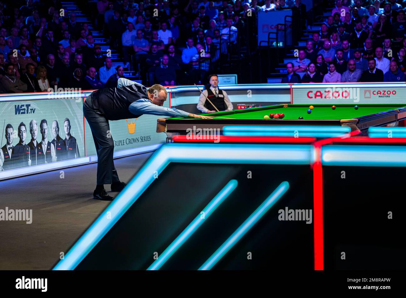 London, UK. 15th Jan, 2023. Judd Trump v Stuart Bingham in Final during ...