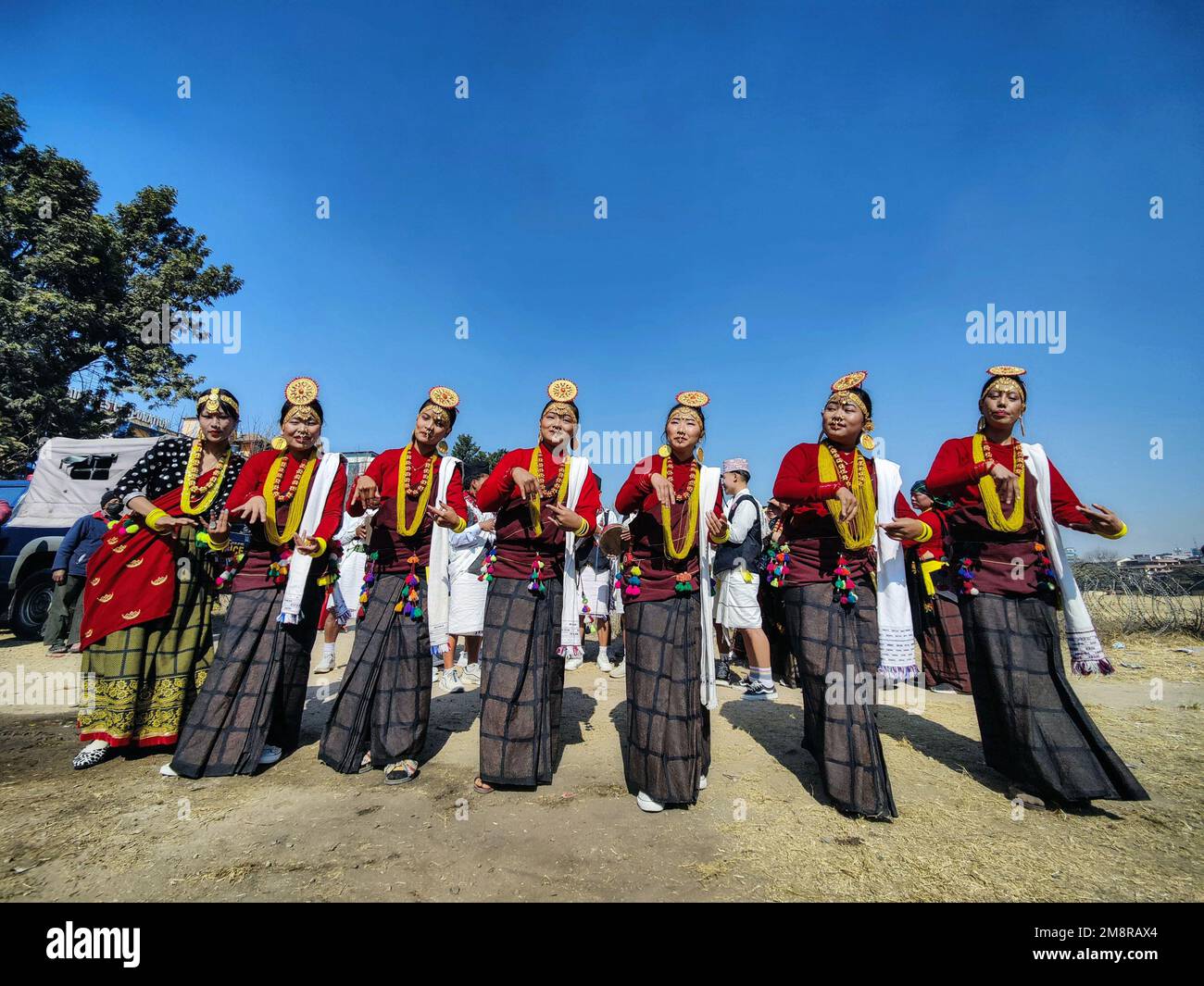 Kathmandu, Bagmati, Nepal. 15th Jan, 2023. Women from Magar community ...