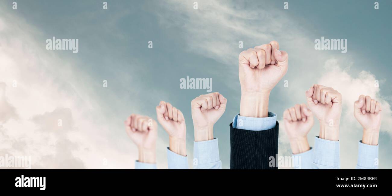 Close up hands of Business team Corporate Successful , Business People ...