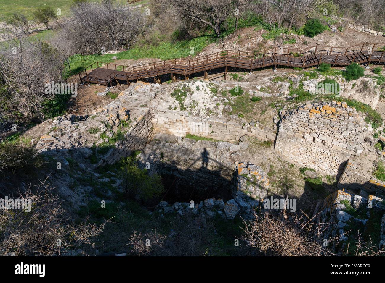 The archaeological sites of Troy Stock Photo - Alamy