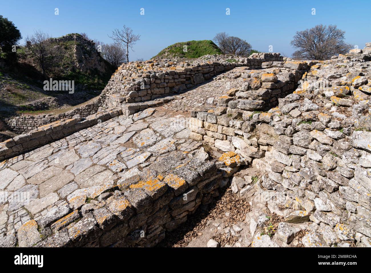 The archaeological sites of Troy Stock Photo - Alamy