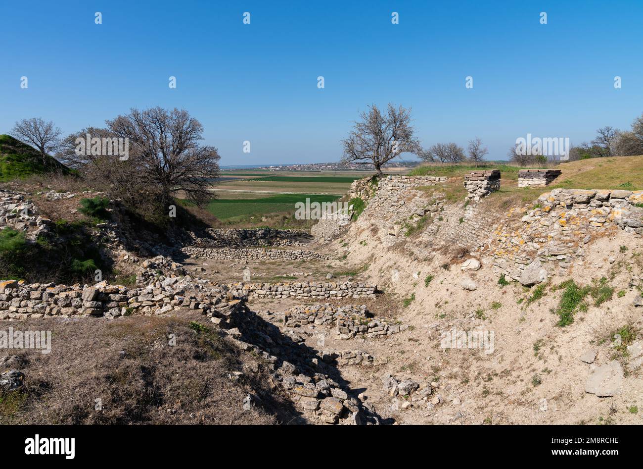 The archaeological sites of Troy Stock Photo - Alamy