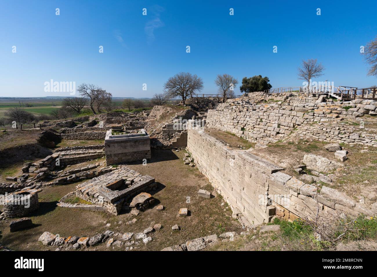 The archaeological sites of Troy Stock Photo - Alamy