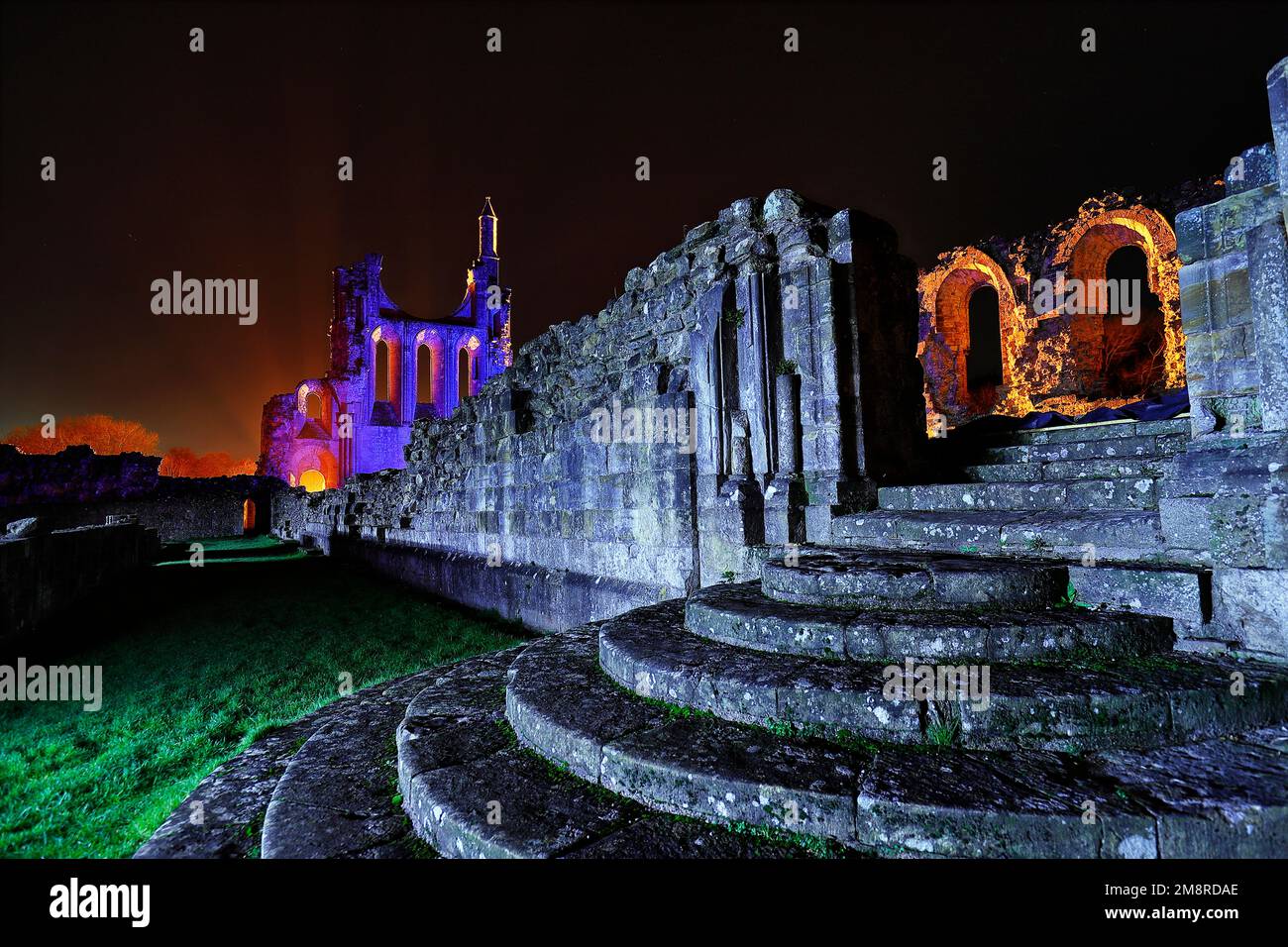 Byland Abbey in the North Yorkshire Moors National Park Stock Photo - Alamy