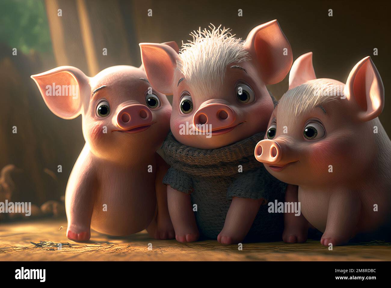 Sweet pig cartoon hi-res stock photography and images - Alamy