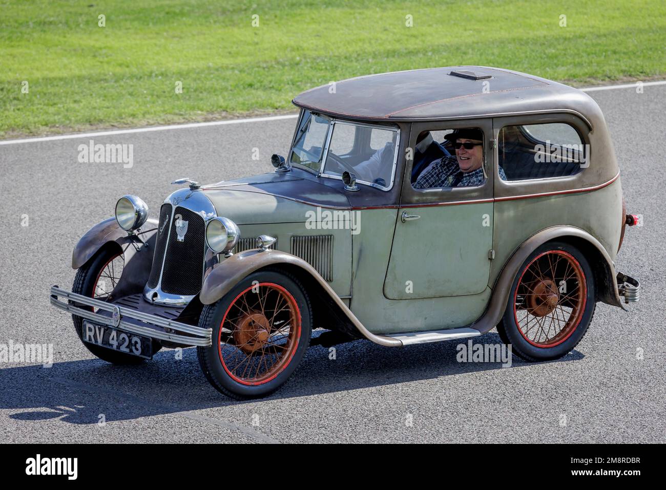 1931 Austin 7 Swallow Saloon during the Austin 7 Centenary Celebration ...