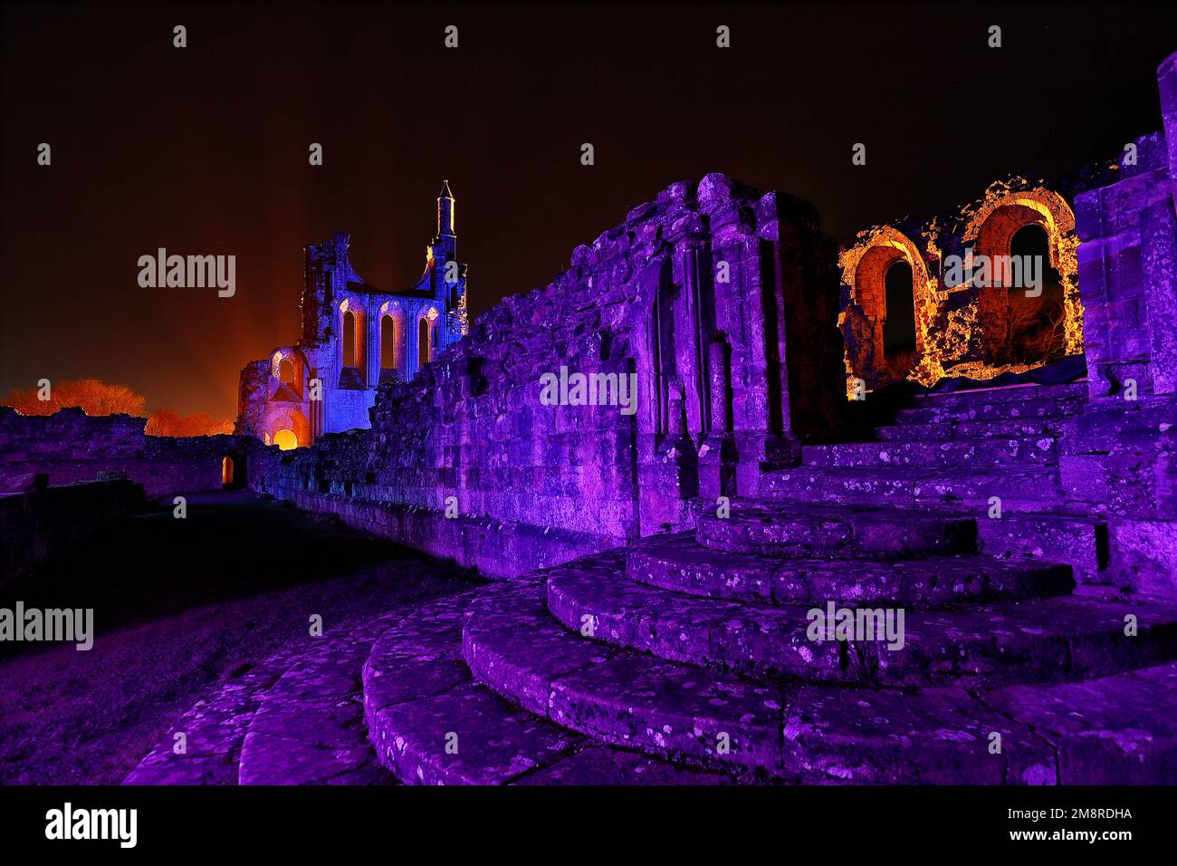 Byland Abbey in the North Yorkshire Moors National Park Stock Photo - Alamy