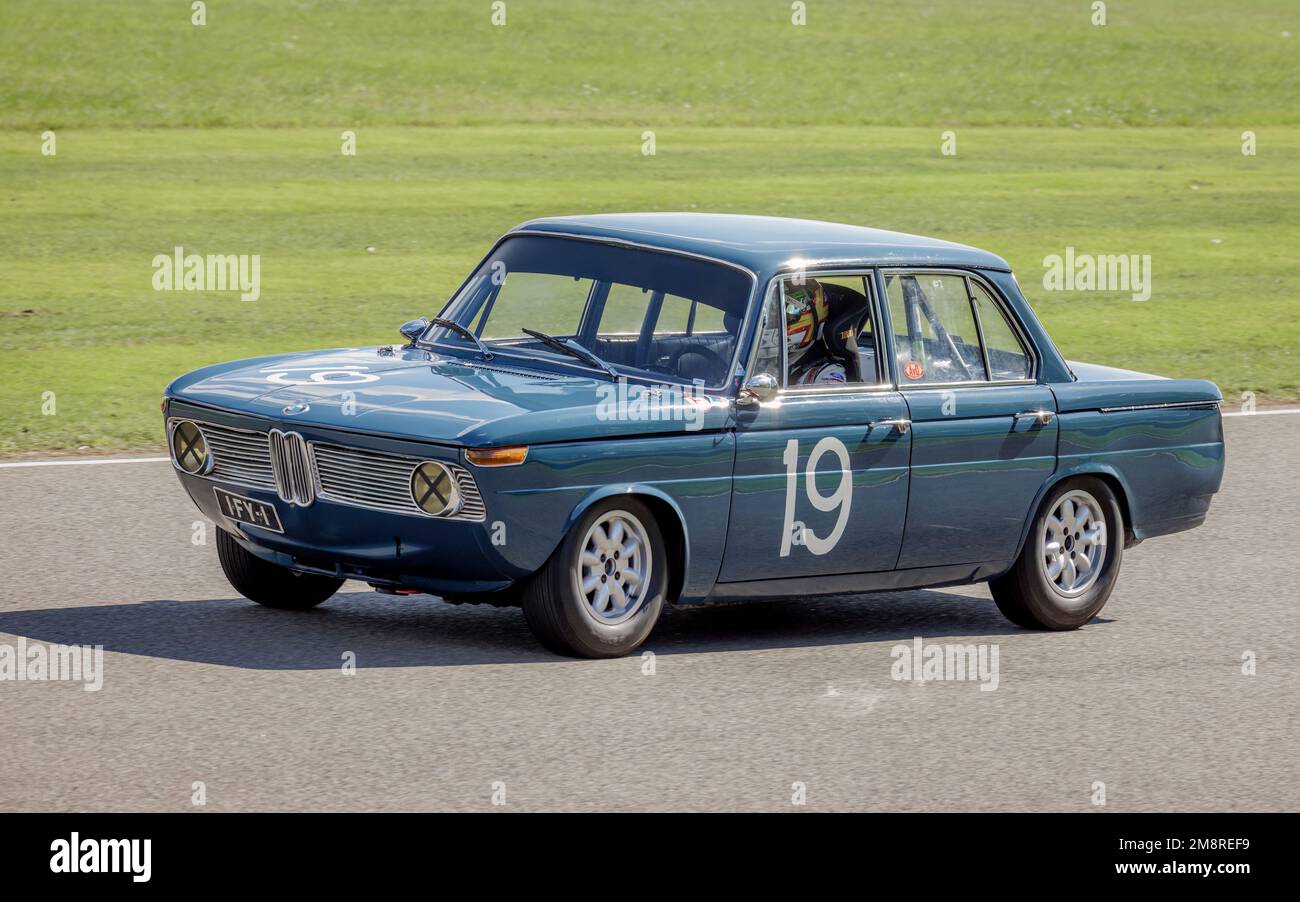 Andy Priaulx in the 1965 BMW 1800 TiSA during the St Mary's Trophy race ...
