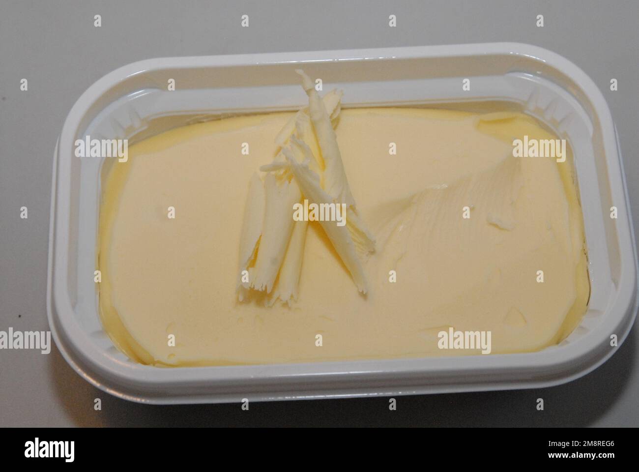 Copenhagen/Denmark/15 January 2023/Danish bakkedal butter in plastic ...