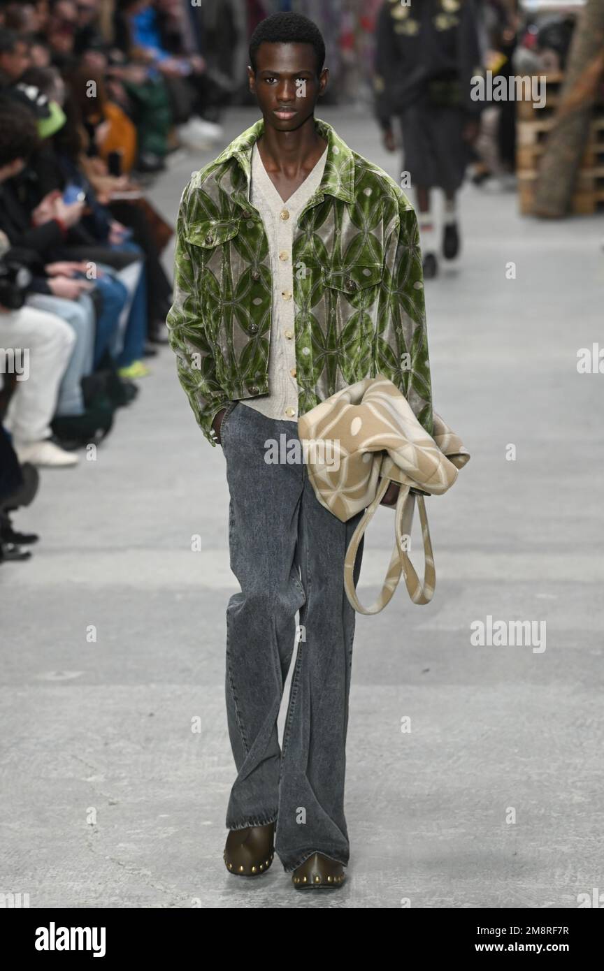Milan, Italy. 15th Jan, 2023. Milan, Men Fashion Week, Fall Winter 2023 ...