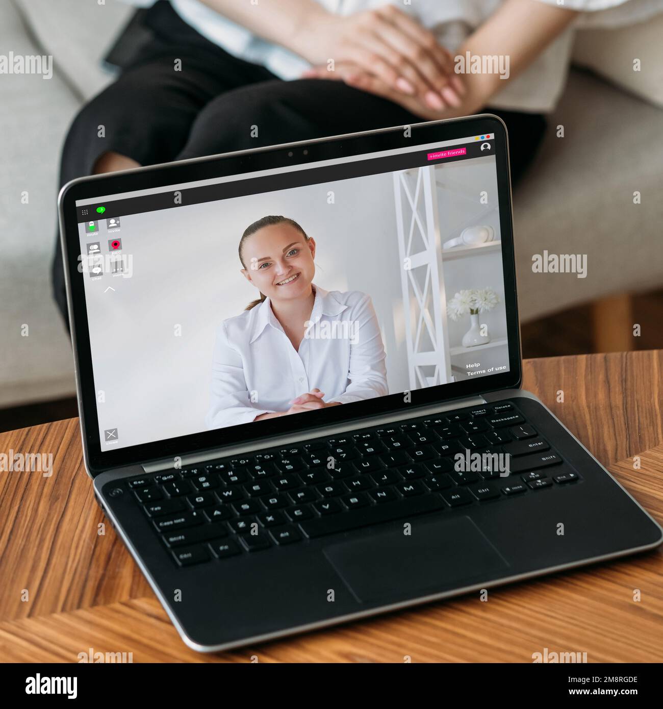 Web conference video call business hi-res stock photography and images ...