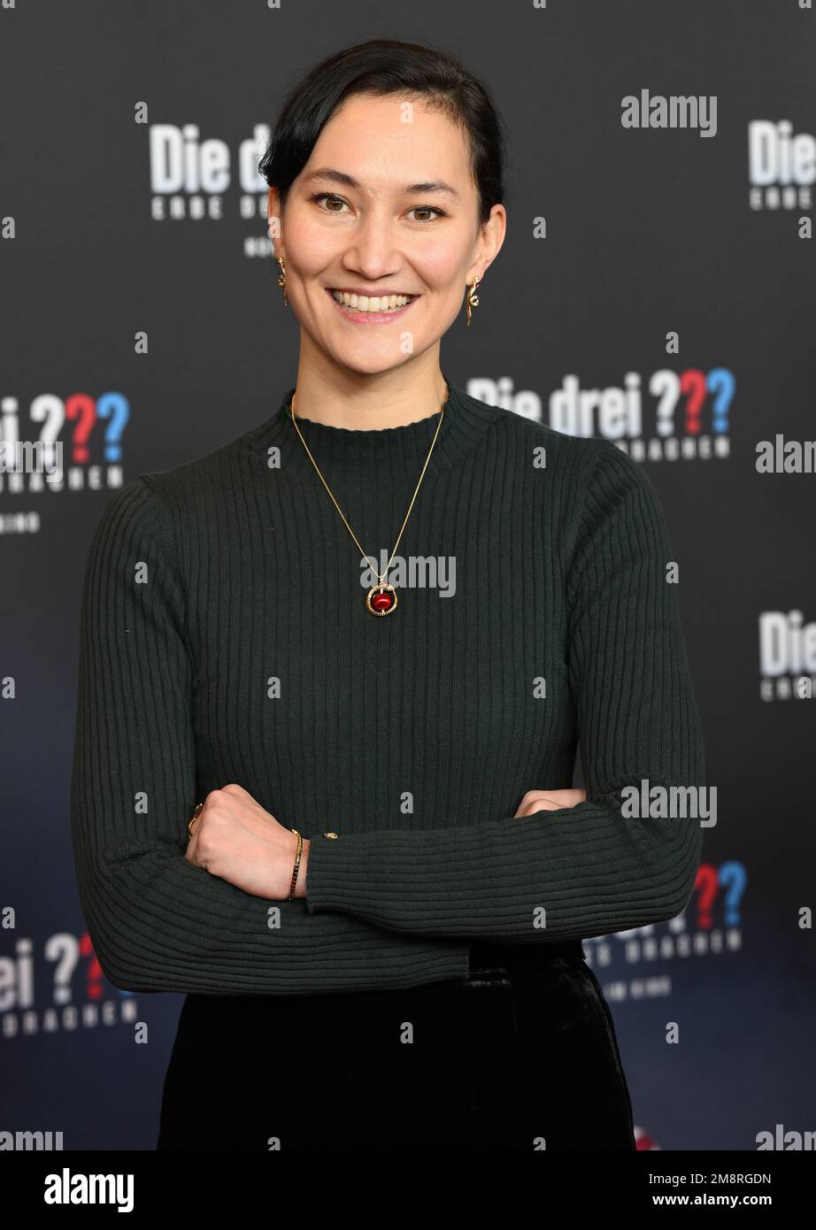 Munich, Germany. 15th Jan, 2023. Actress Agnes Decker comes to the ...