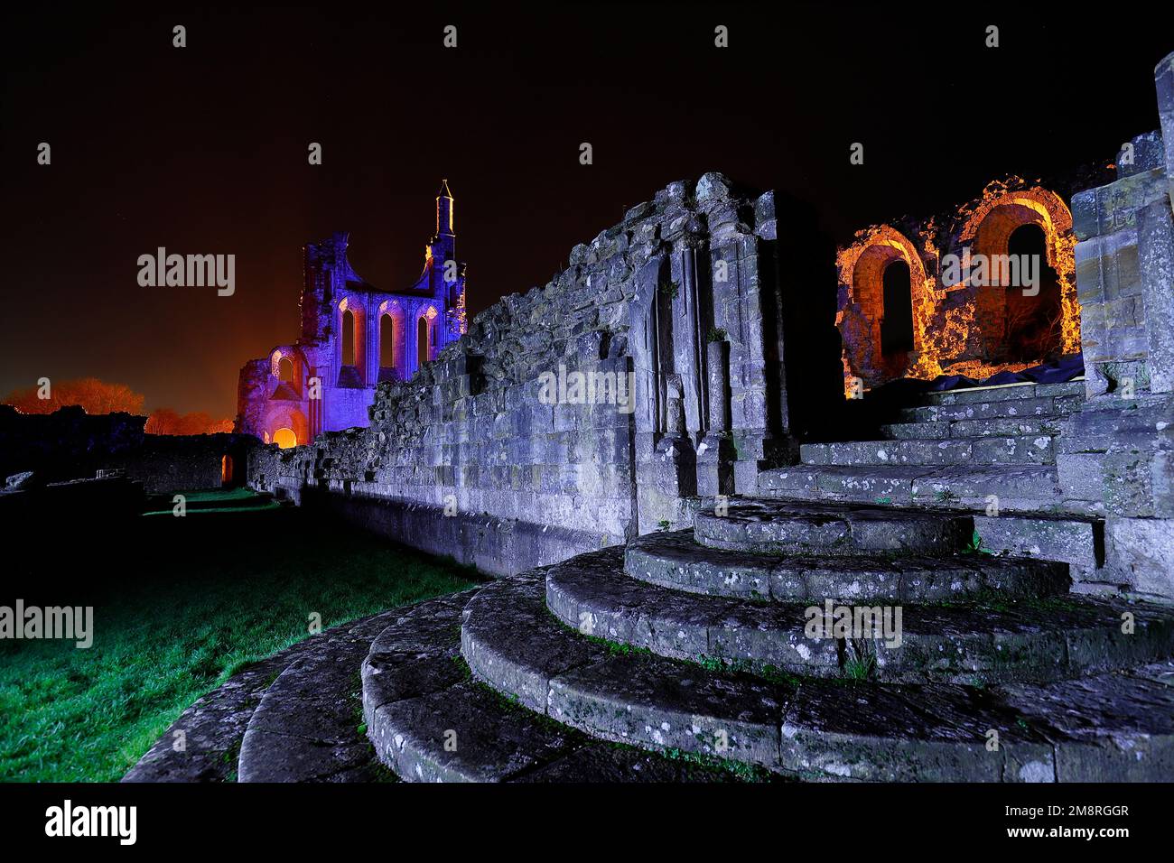 Byland Abbey in the North Yorkshire Moors National Park Stock Photo - Alamy