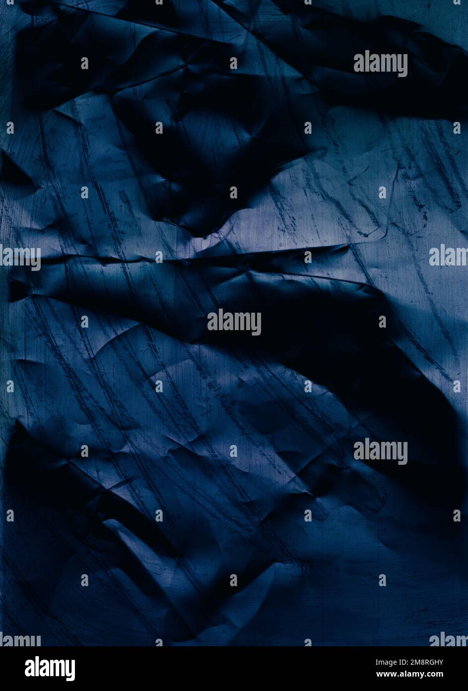creased texture distressed paper blue scratches Stock Photo - Alamy