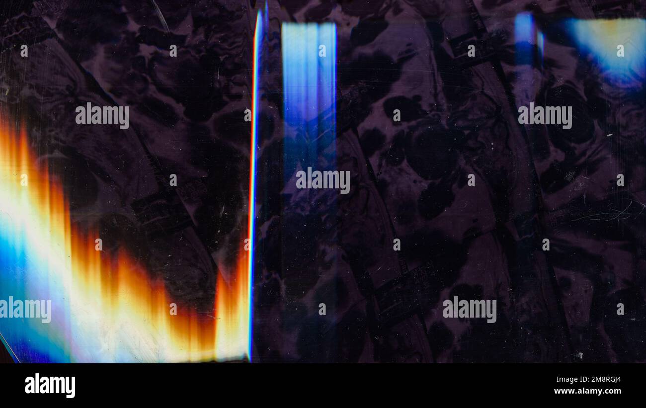 distressed film texture dust scratches noise glow Stock Photo - Alamy