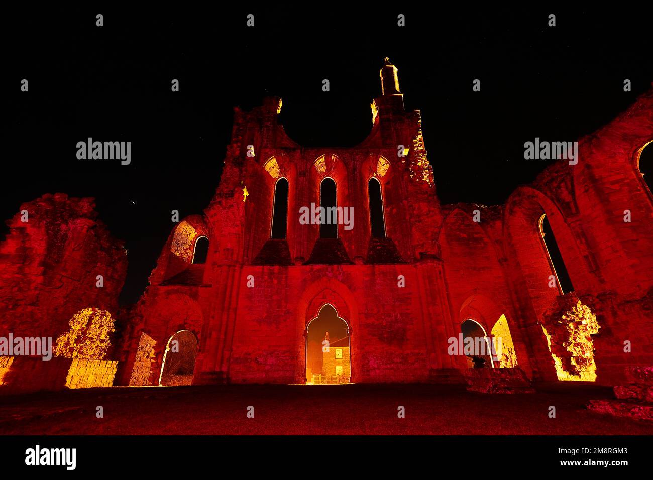 Byland Abbey in the North Yorkshire Moors National Park Stock Photo - Alamy