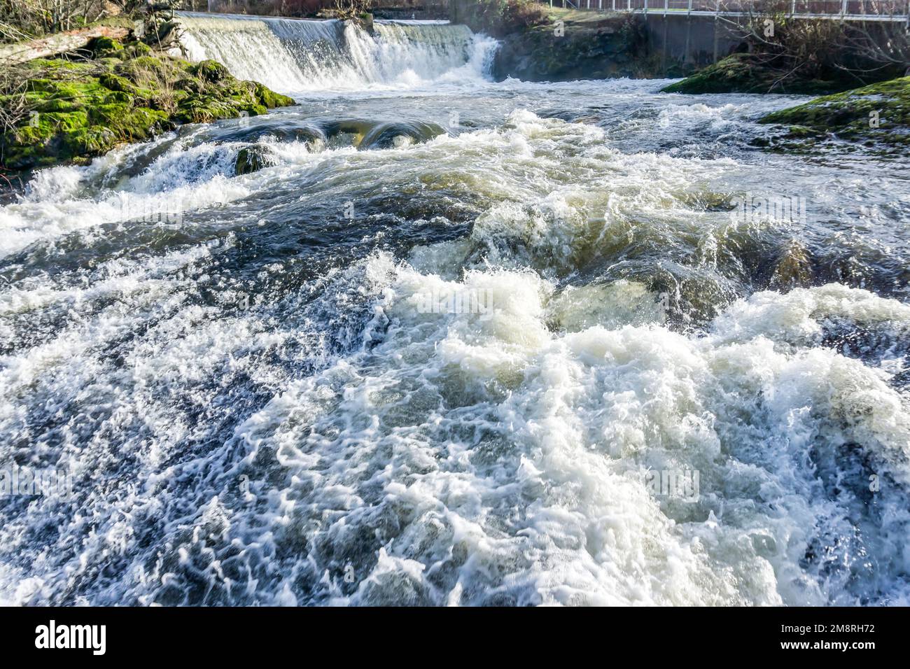 Rapids at Brewry Park in Tumwater, Washington Stock Photo - Alamy